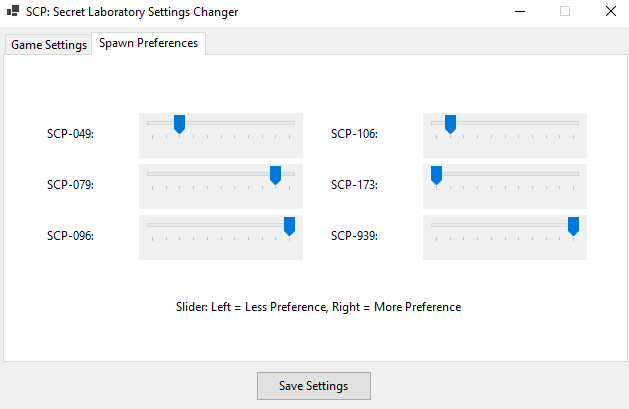 GitHub - SoNearSonar/ScpSecretLaboratorySettingsChanger: An application that lets you change ...