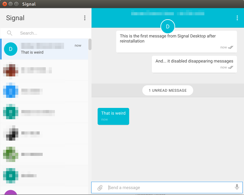 Sync disappearing messages timer with contact sync · Issue #1543 · signalapp/Signal-Desktop · GitHub
