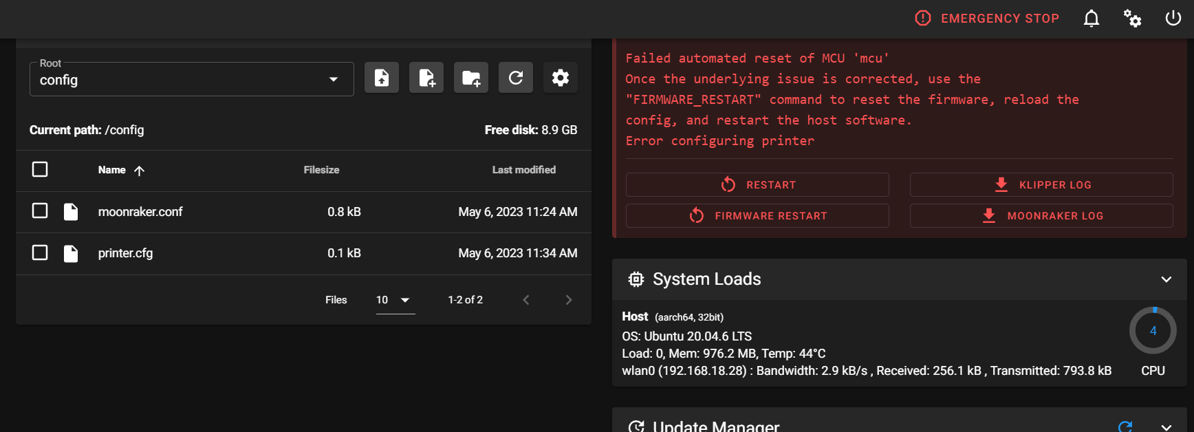 mcu unable to connect · Guilouz Klipper-Flsun-Speeder-Pad · Discussion #98 · GitHub