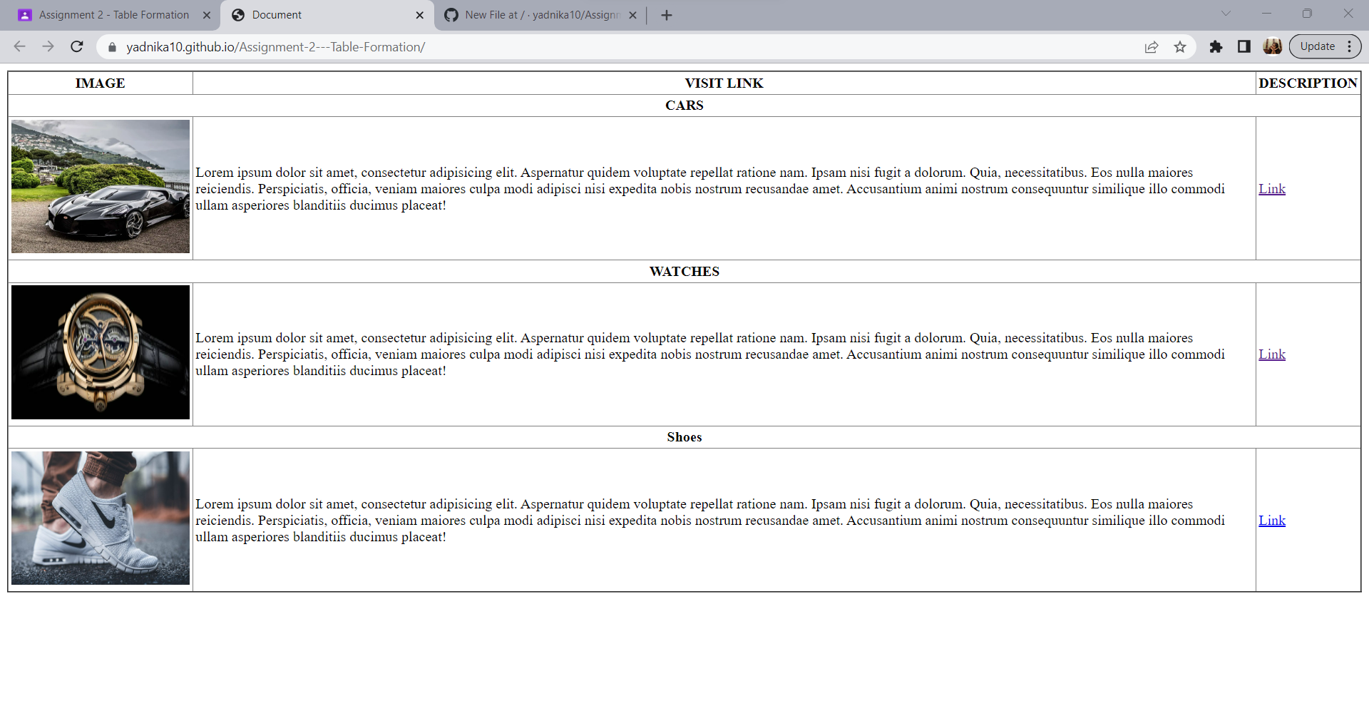 GitHub - yadnika10/Assignment-2---Table-Formation