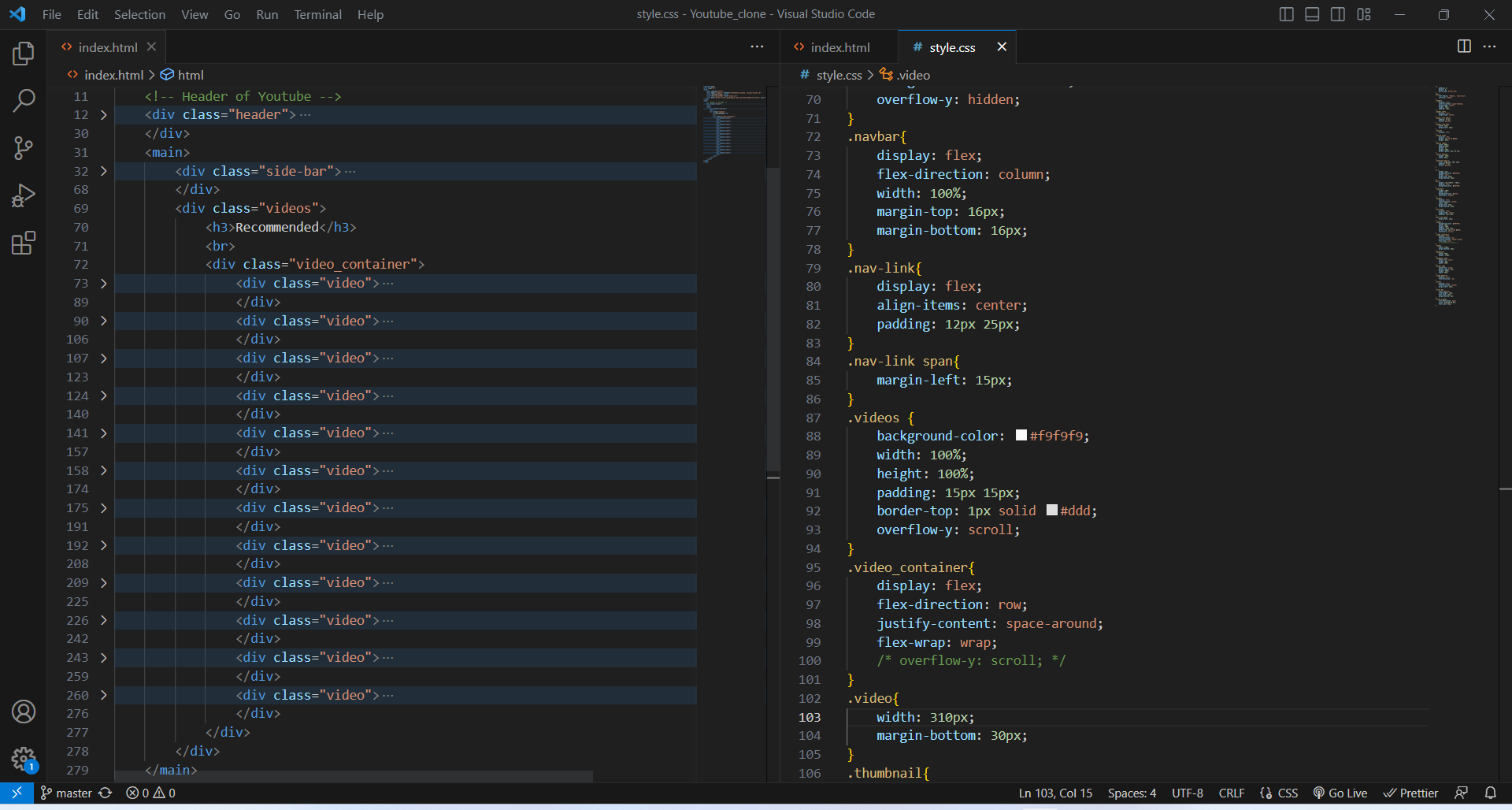 GitHub - yadnika10/Youtube_clone