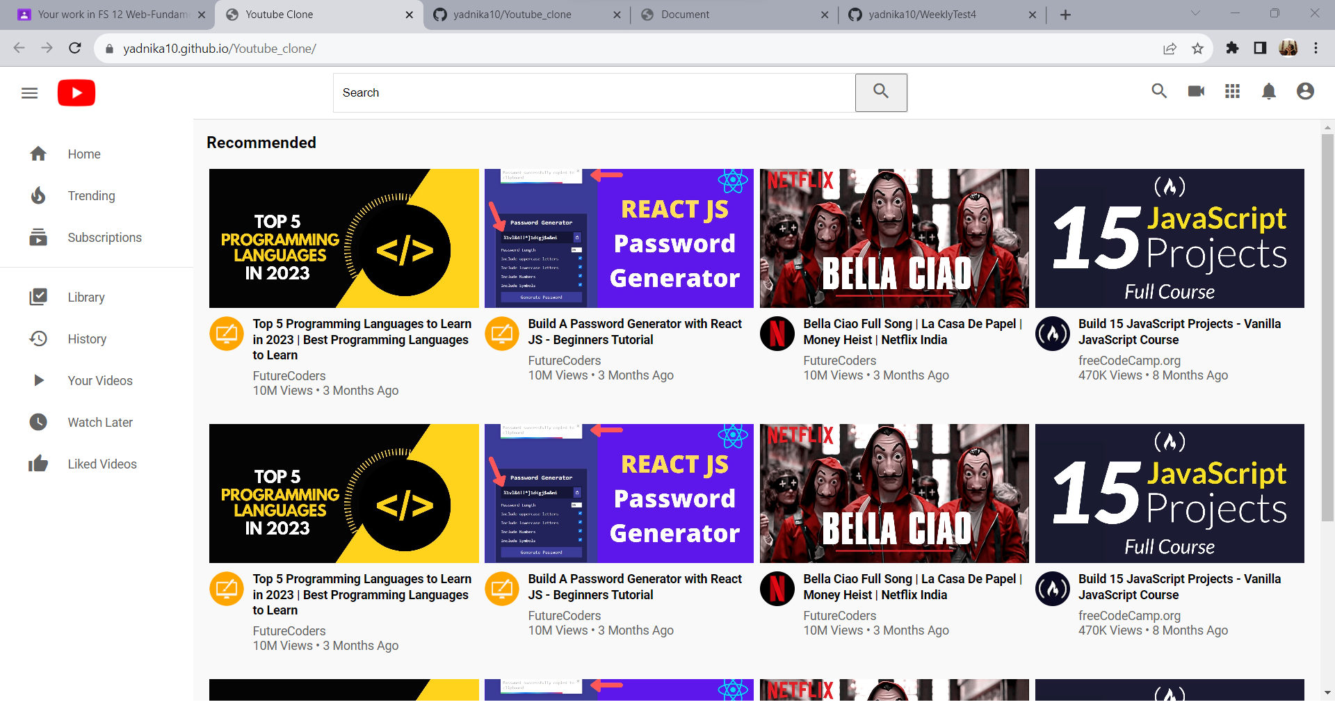 GitHub - yadnika10/Youtube_clone