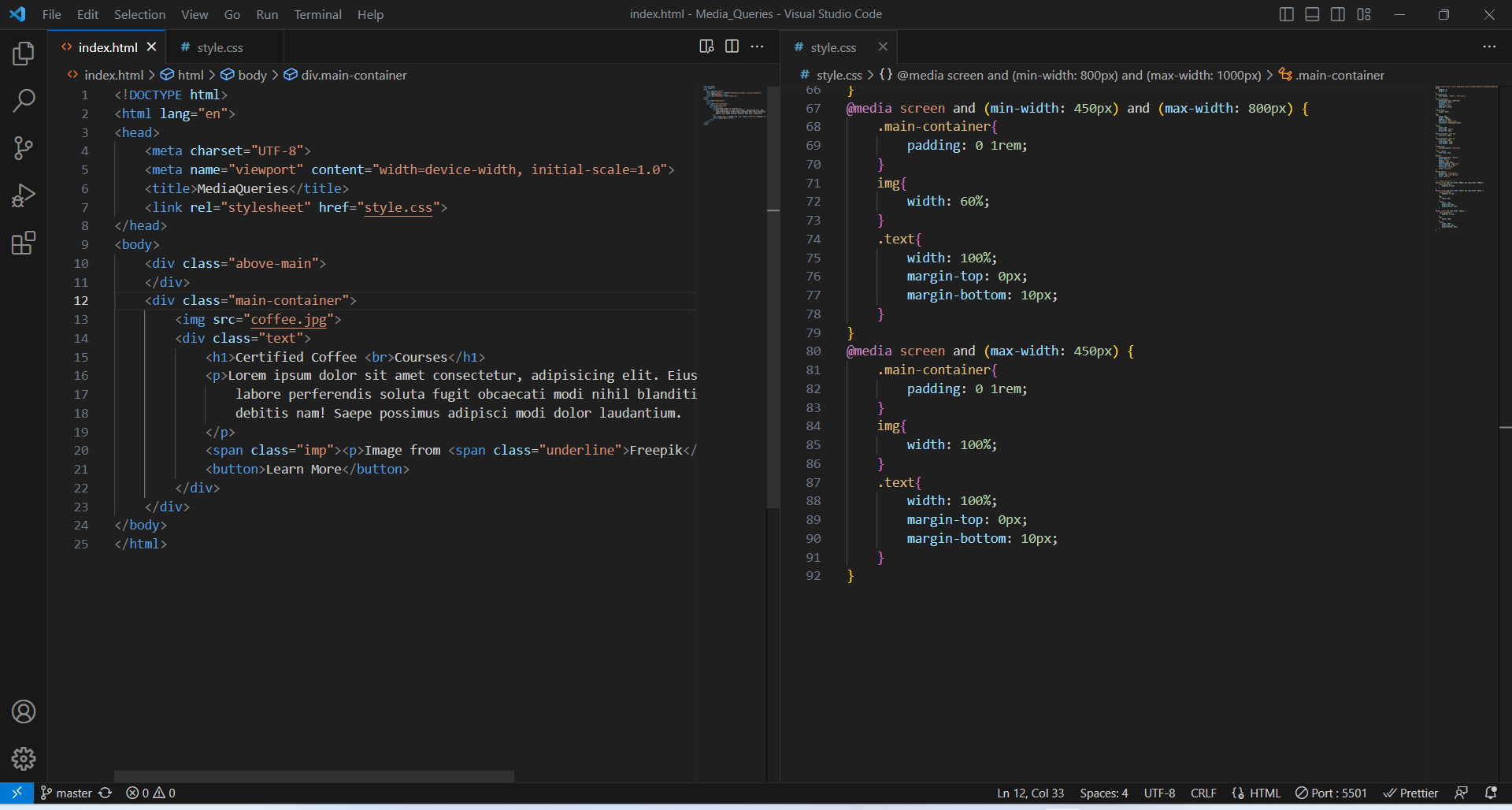 GitHub - yadnika10/MediaQueries
