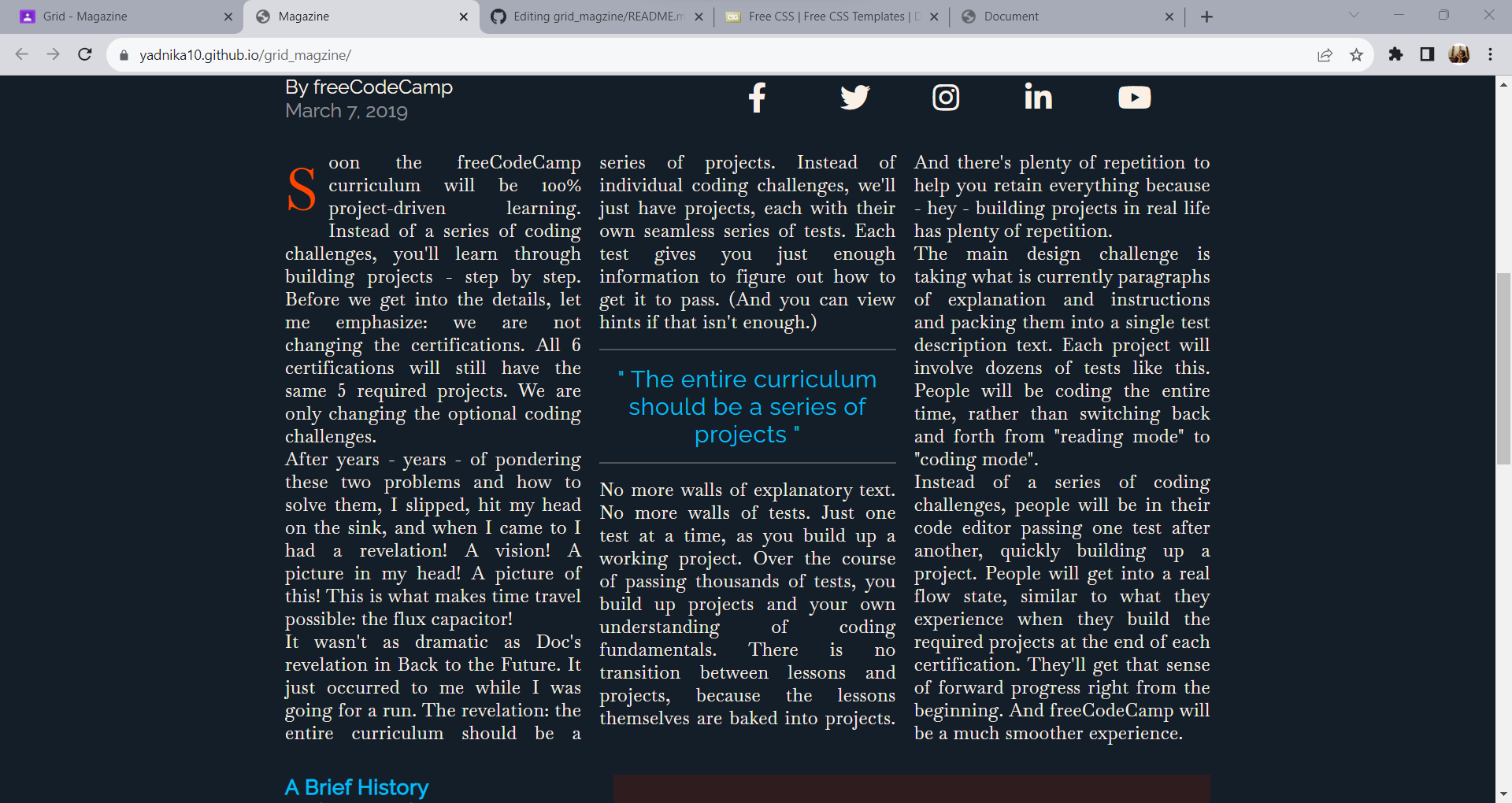 GitHub - yadnika10/grid_magzine
