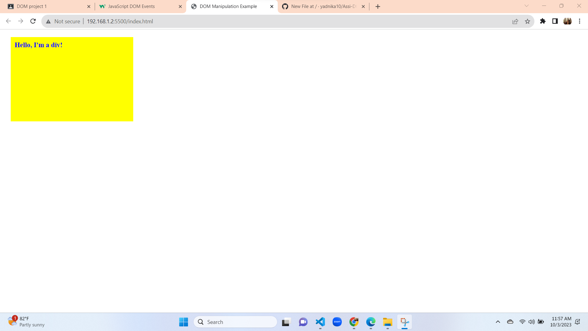 GitHub - yadnika10/Assi-DOM-1