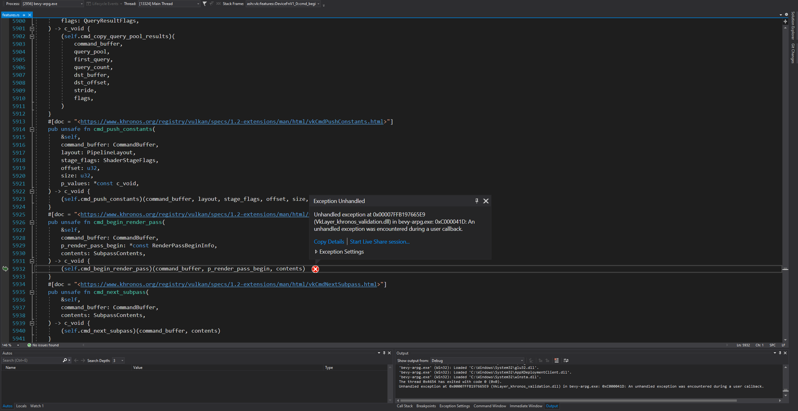 Adding `DefaultPlugins` causes crash on Windows · Issue #2712 · bevyengine/bevy · GitHub