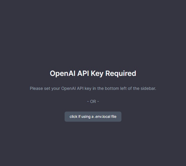 bug?: using .env.local · Issue #115 · mckaywrigley/chatbot-ui · GitHub