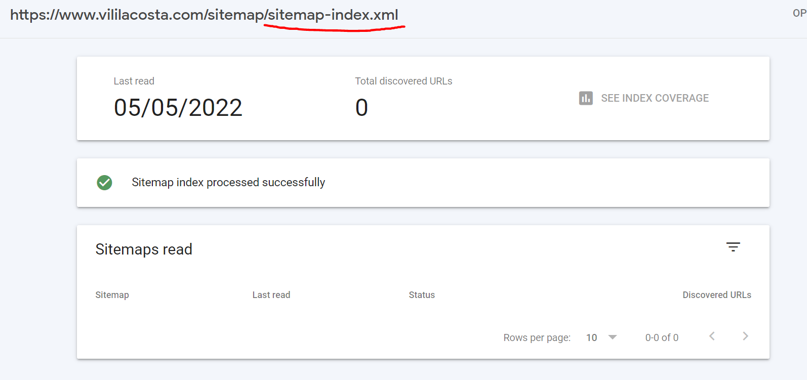 Google search console: sitemap-index discovered urls 0 · gatsbyjs gatsby · Discussion #35958 ...