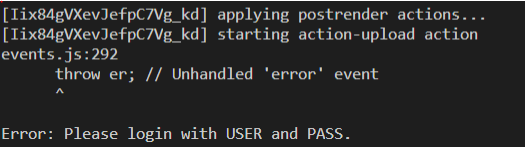 Error 530 User cannot log in - FTP action-upload · Issue #578 · inlife/nexrender · GitHub