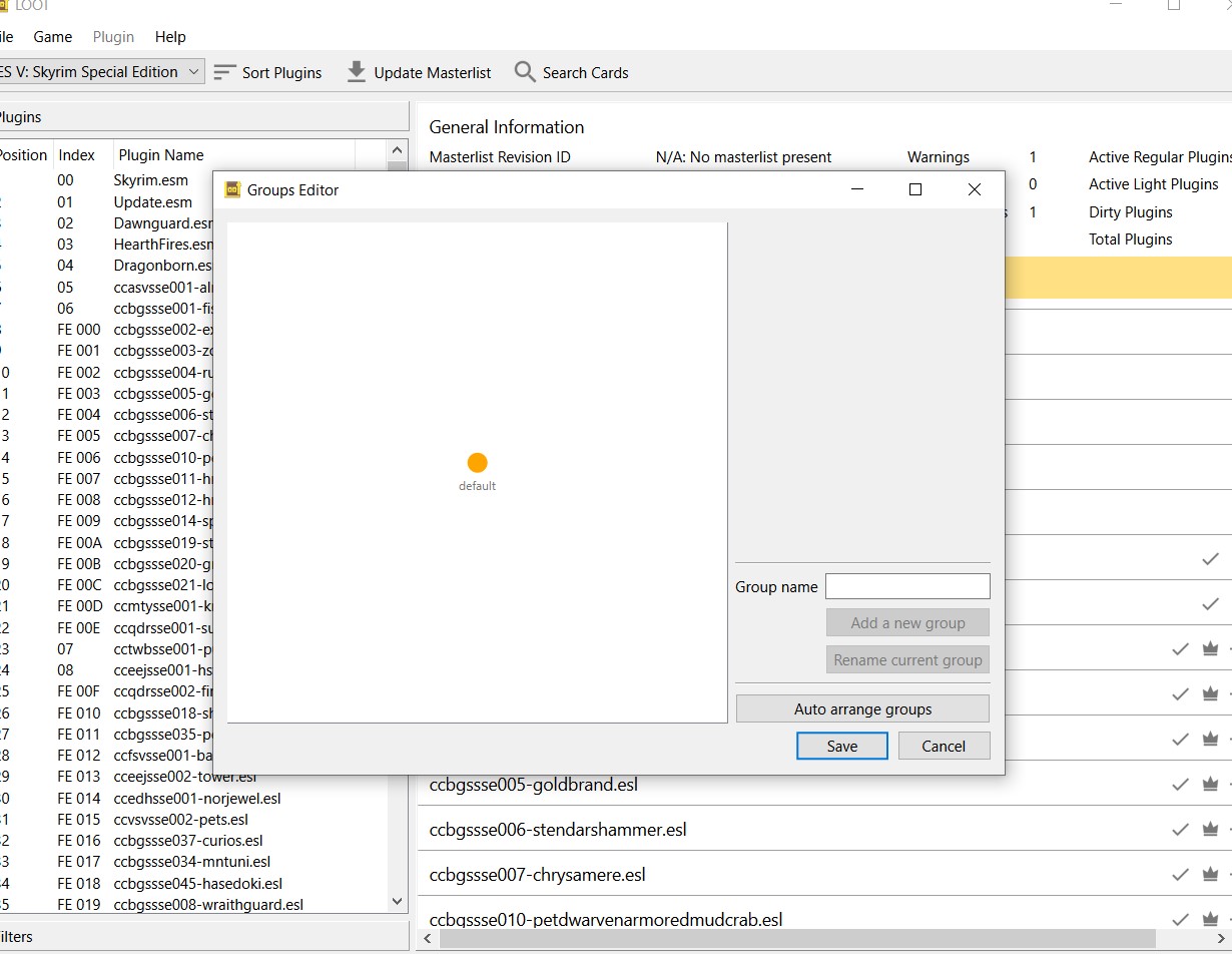 Updating LOOT deleted all the groups?? · Issue #1833 · loot/loot · GitHub