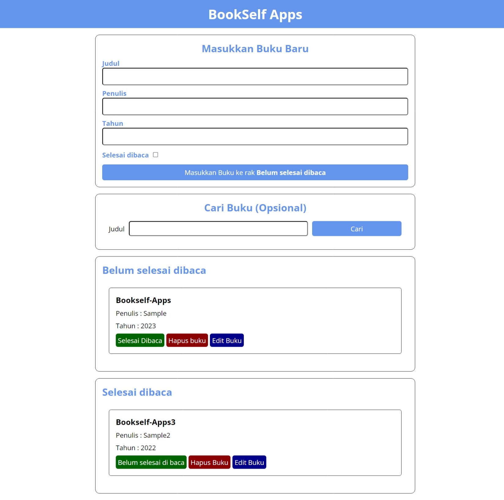 GitHub - Id-Yuu/BookSelf_Web: Website Sederhana Penyimpanan Buku dengan penyimpanan web storage ...