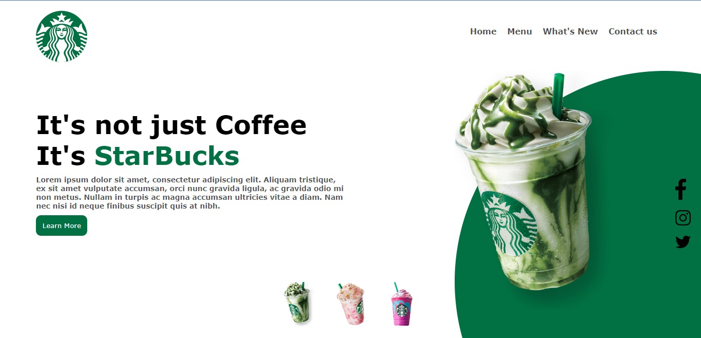 GitHub - Shirocher/Starbucks-LandingPage: Nesse Projeto eu repliquei a Landing Page do Starbucks ...