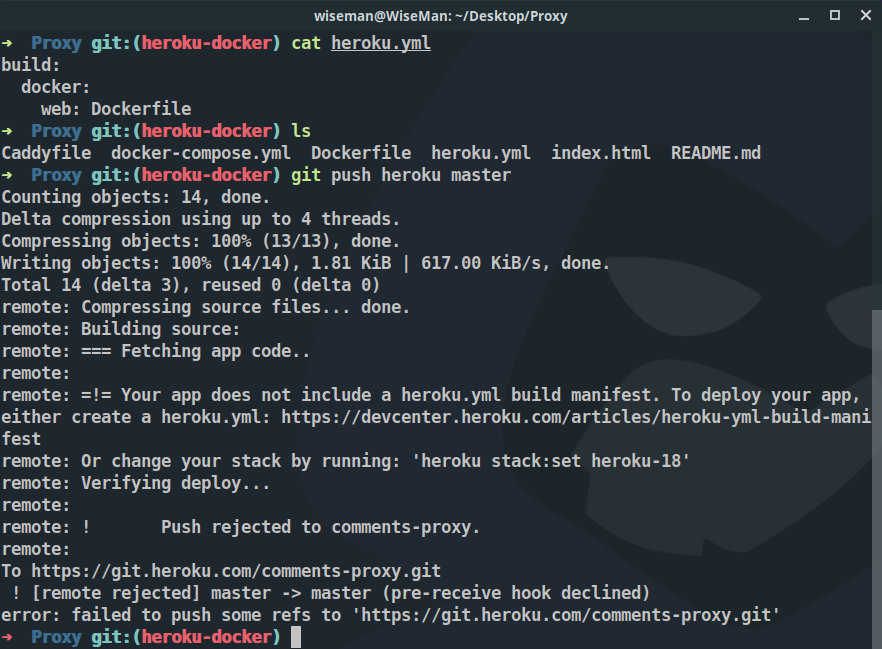heroku.yml build manifest not detected · Issue #1144 · heroku/cli · GitHub