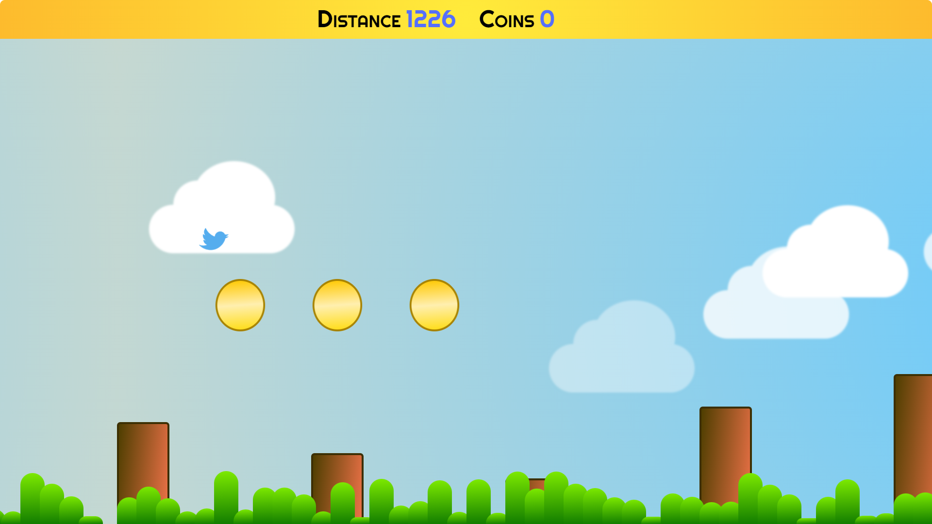 GitHub - RanjithEx/birdie: Simple HTML + JavaScript game demo