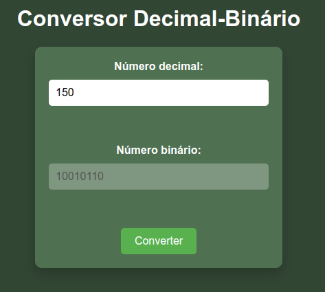 GitHub - Luizrdsx/Conversor-Decimal-Binario: Converte qualquer número ...