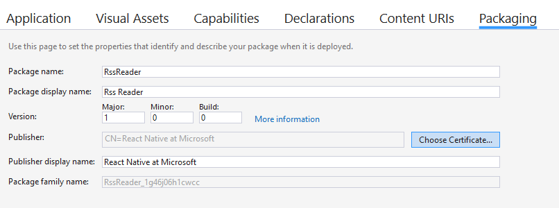 Certificate not found error when executing the rss reader sample · Issue #139 · microsoft/react ...