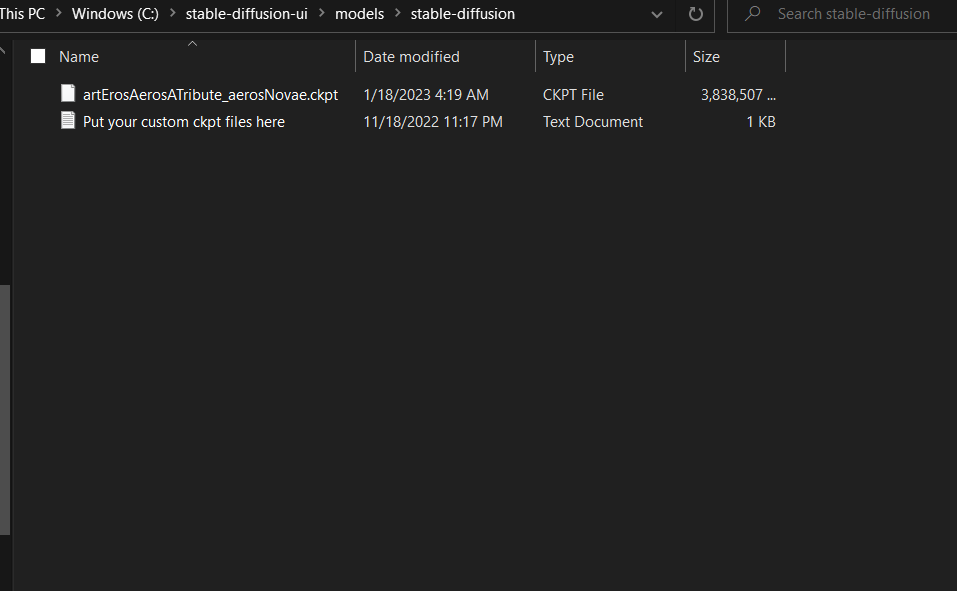 Wont recognize custom models · Issue #787 · easydiffusion/easydiffusion · GitHub