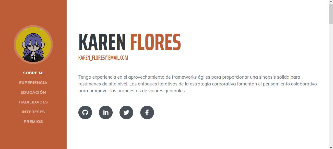 GitHub - karemun/Pagina_Estatica: Portafolio usando plantilla de Bootstrap.