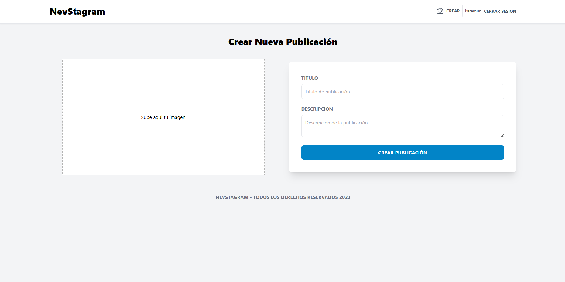 GitHub - karemun/Nevstagram: Red social Nevstagram con Laravel.