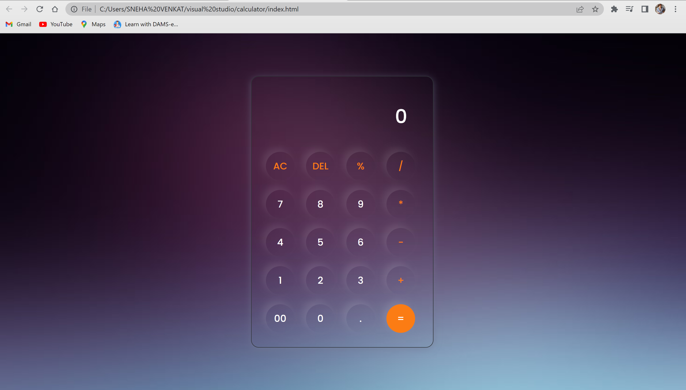 GitHub - SnehaVenkattachalam/Simple-calculator