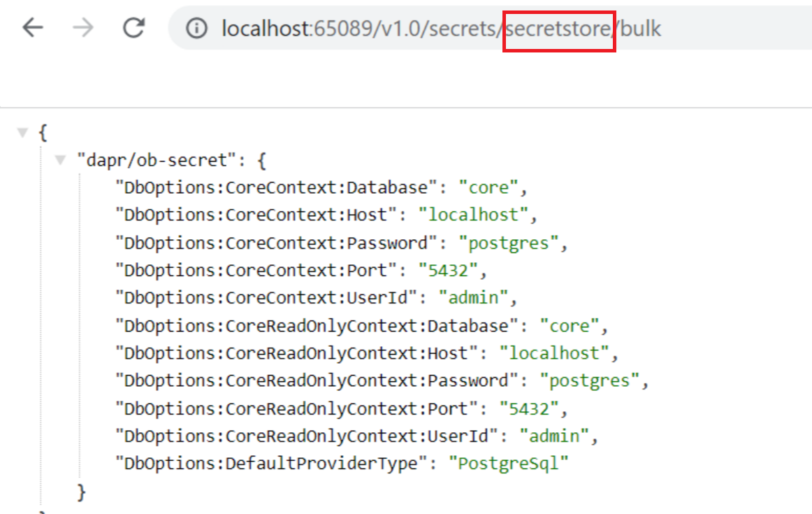 GetBulkSecret - Failed Getting Secrets from Secret Store tenant.secretstore · Issue #5781 · dapr ...