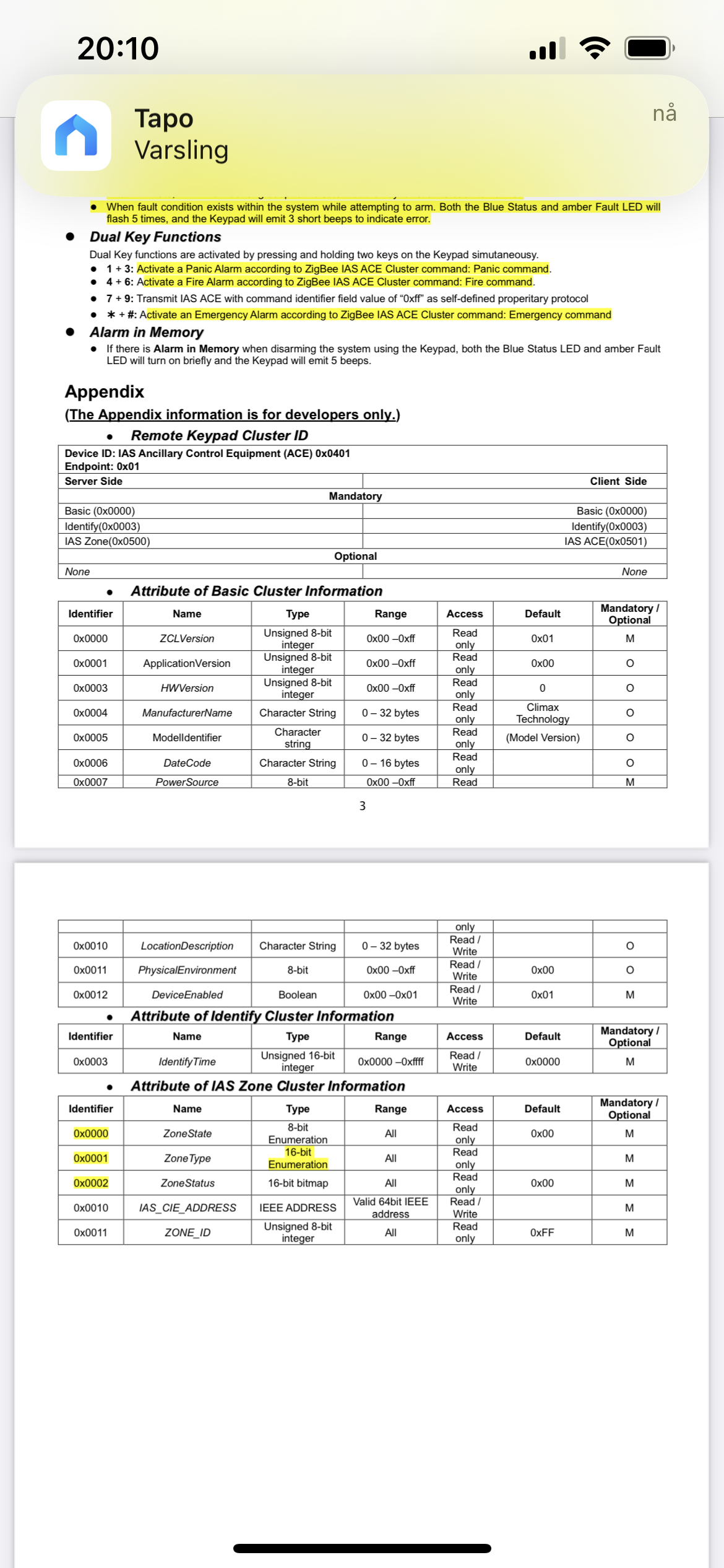 Climax Remote Keypad · Issue #4774 · dresden-elektronik/deconz-rest ...