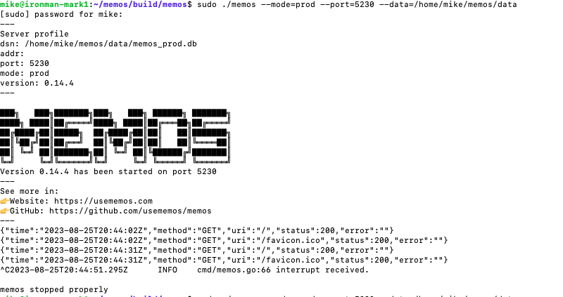 How to install without Docker · Issue #1254 · usememos/memos · GitHub
