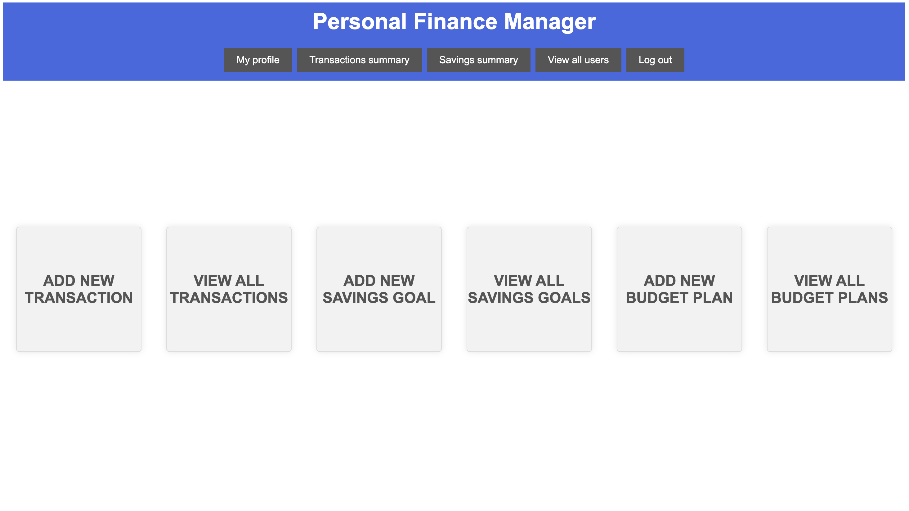 GitHub - milenamrugala/personal-finance-manager: first project in Spring Boot, management of ...