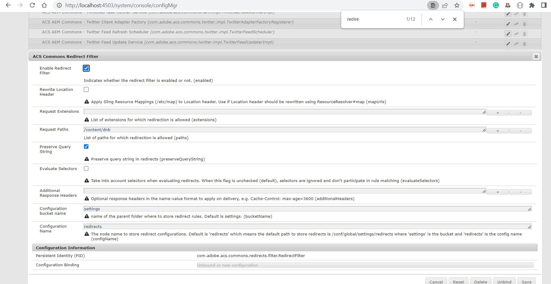 Redirect Manager - Redirects are not working on AEM Cloud · Issue #3028 · Adobe-Consulting ...