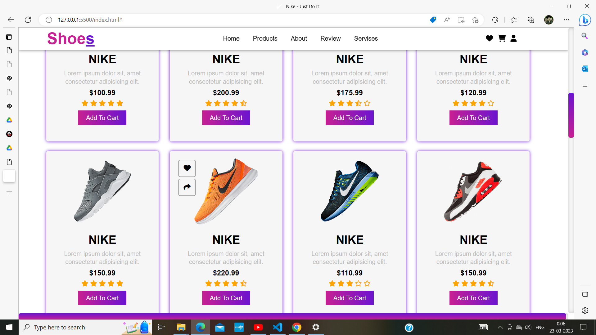 GitHub - Nayan4567/Shoes-Website-Design: This is a frontend project in ...