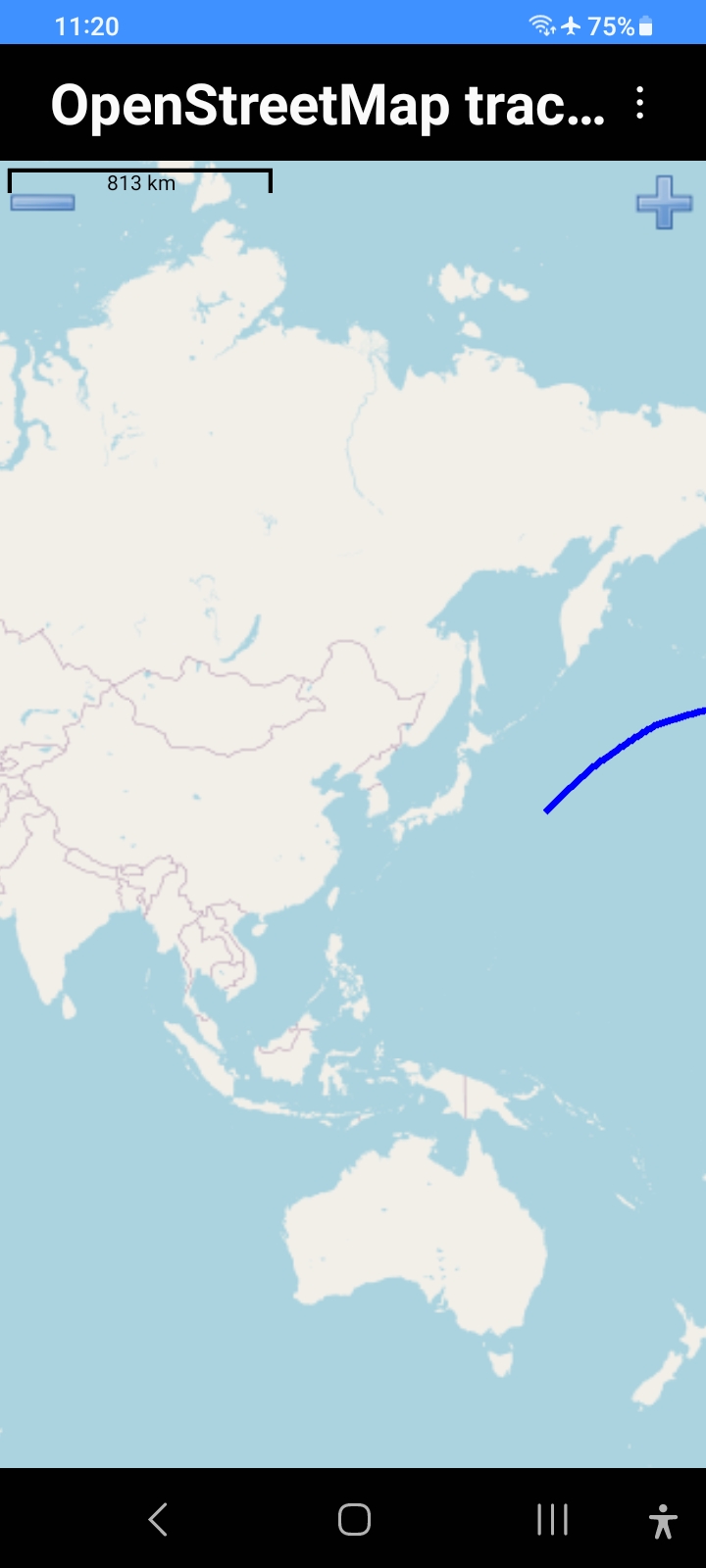 Displaying Tracks That Cross The Antimeridian · Issue 353 · Labexp Osmtracker Android · Github