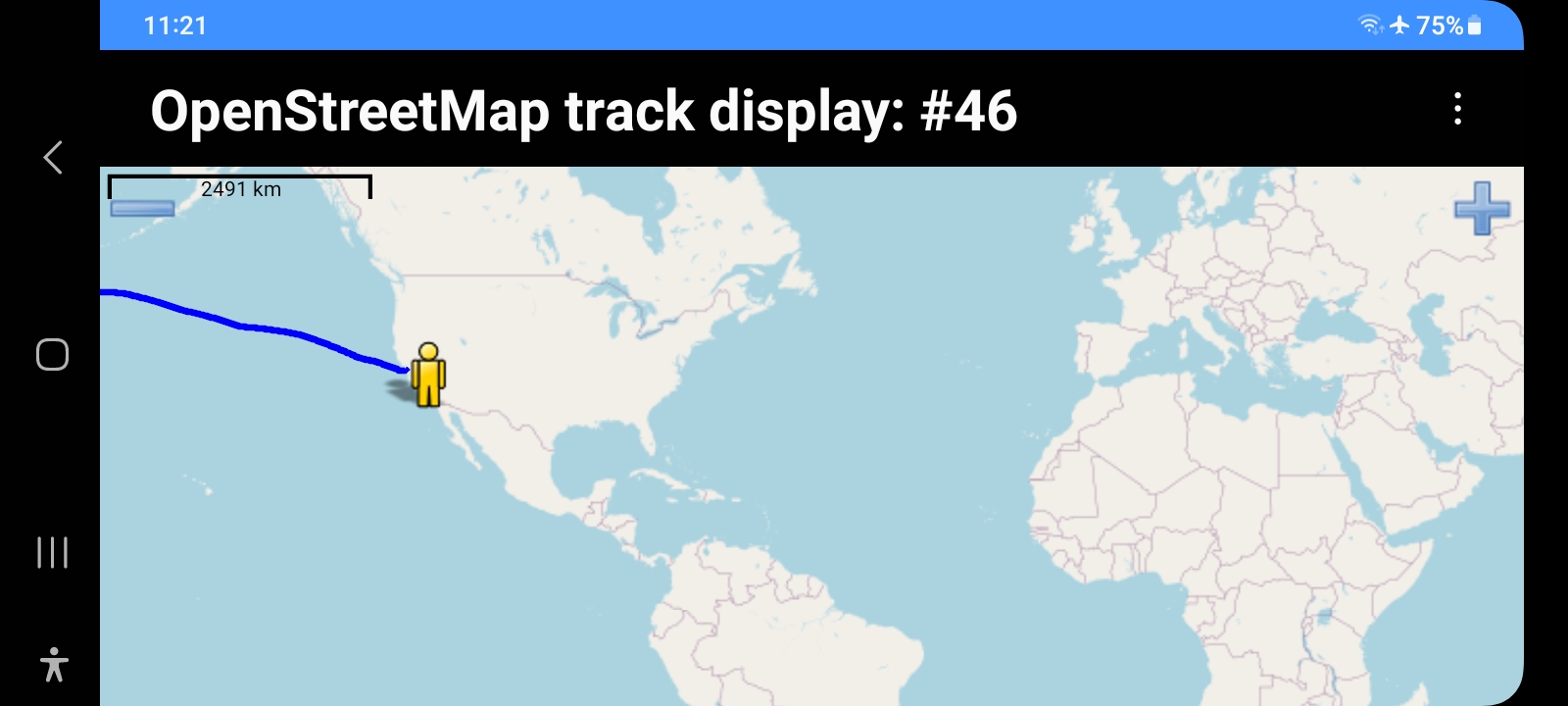 Displaying Tracks That Cross The Antimeridian · Issue 353 · Labexp Osmtracker Android · Github