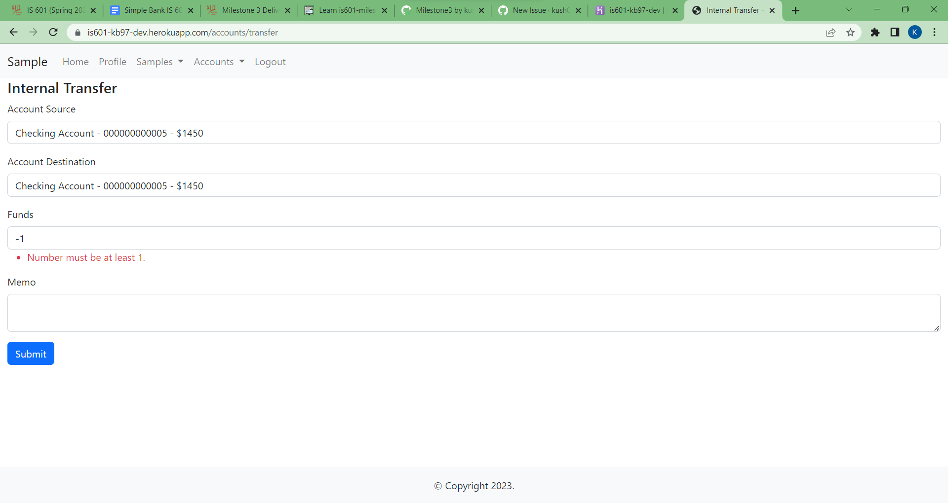 GitHub - kushb98/Secure-Bank-Web-Application: Repository for IS601 ...