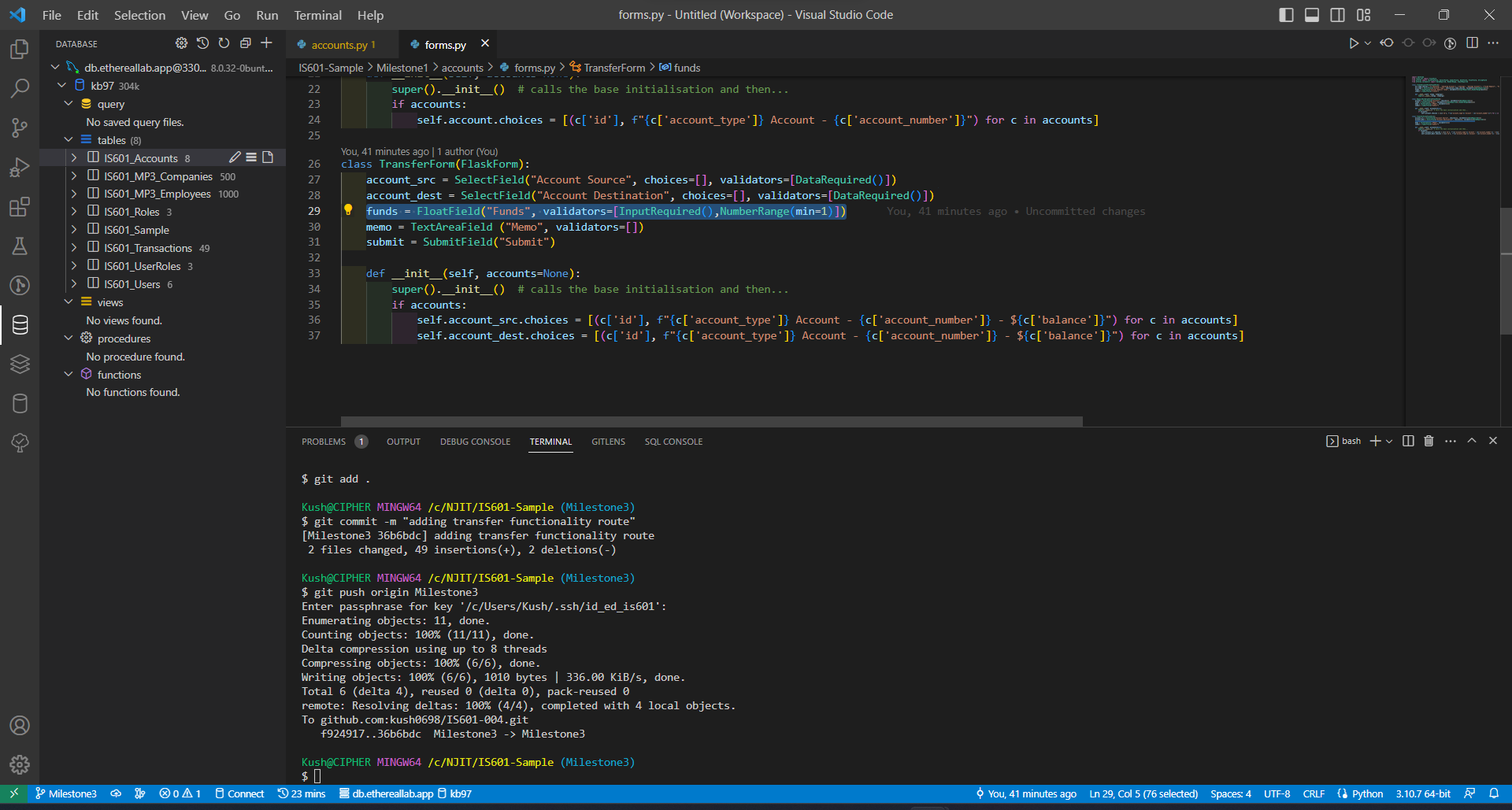 GitHub - kushb98/Secure-Bank-Web-Application: Repository for IS601-Spring-23 - Bank Web Application