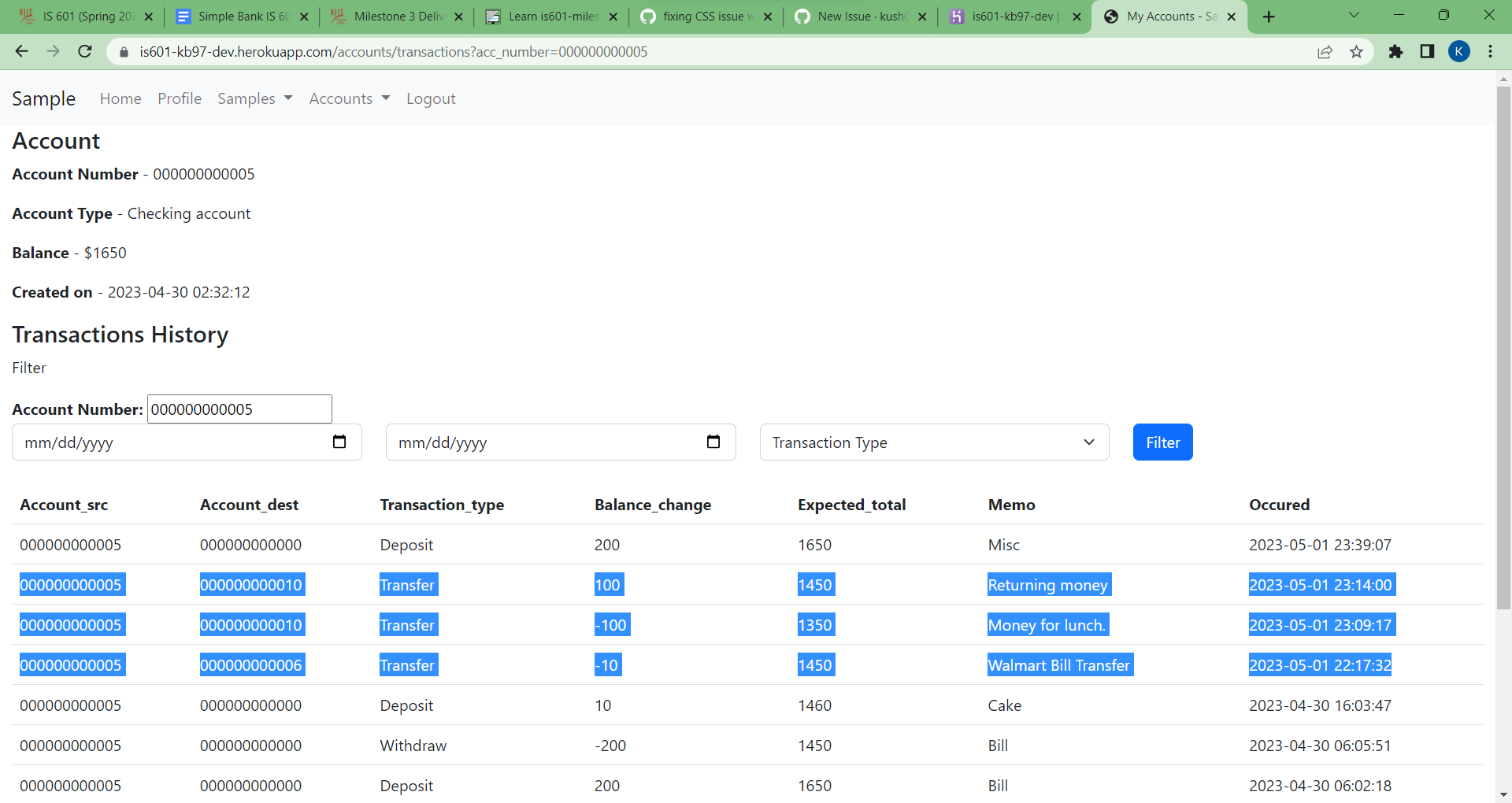 GitHub - kushb98/Secure-Bank-Web-Application: Repository for IS601-Spring-23 - Bank Web Application