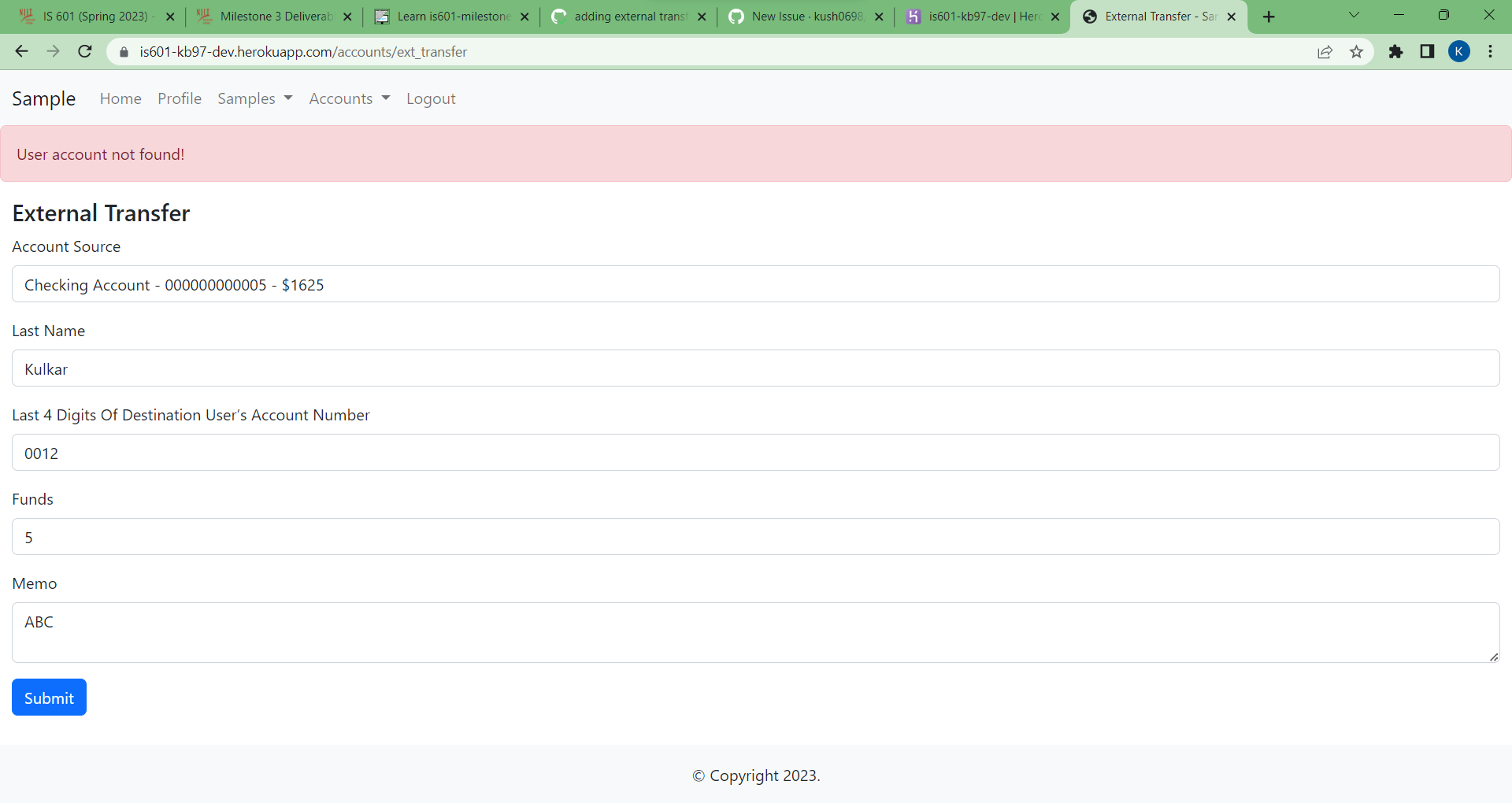 GitHub - kushb98/Secure-Bank-Web-Application: Repository for IS601-Spring-23 - Bank Web Application