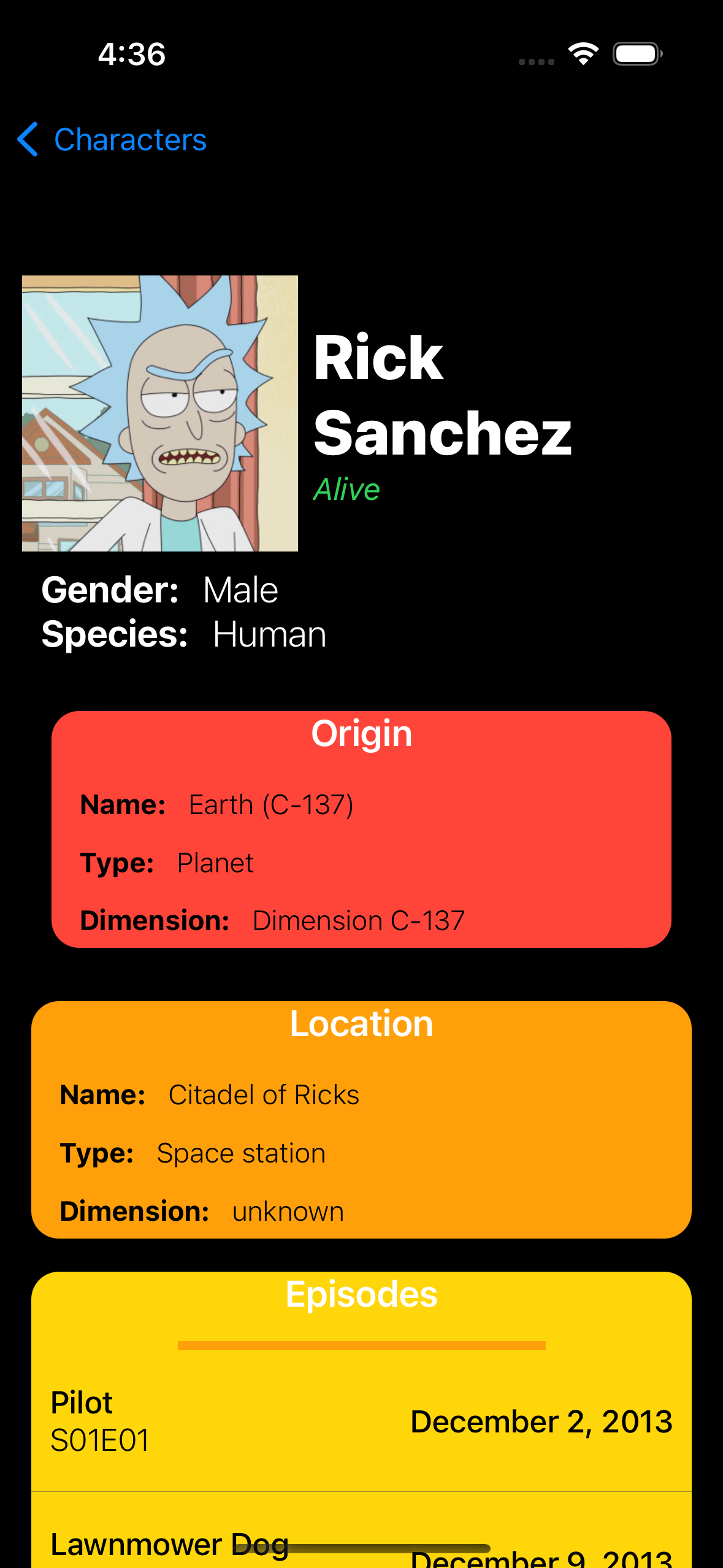 GitHub - Armand-MX/RickAndMorty: Code challenge para multimoney
