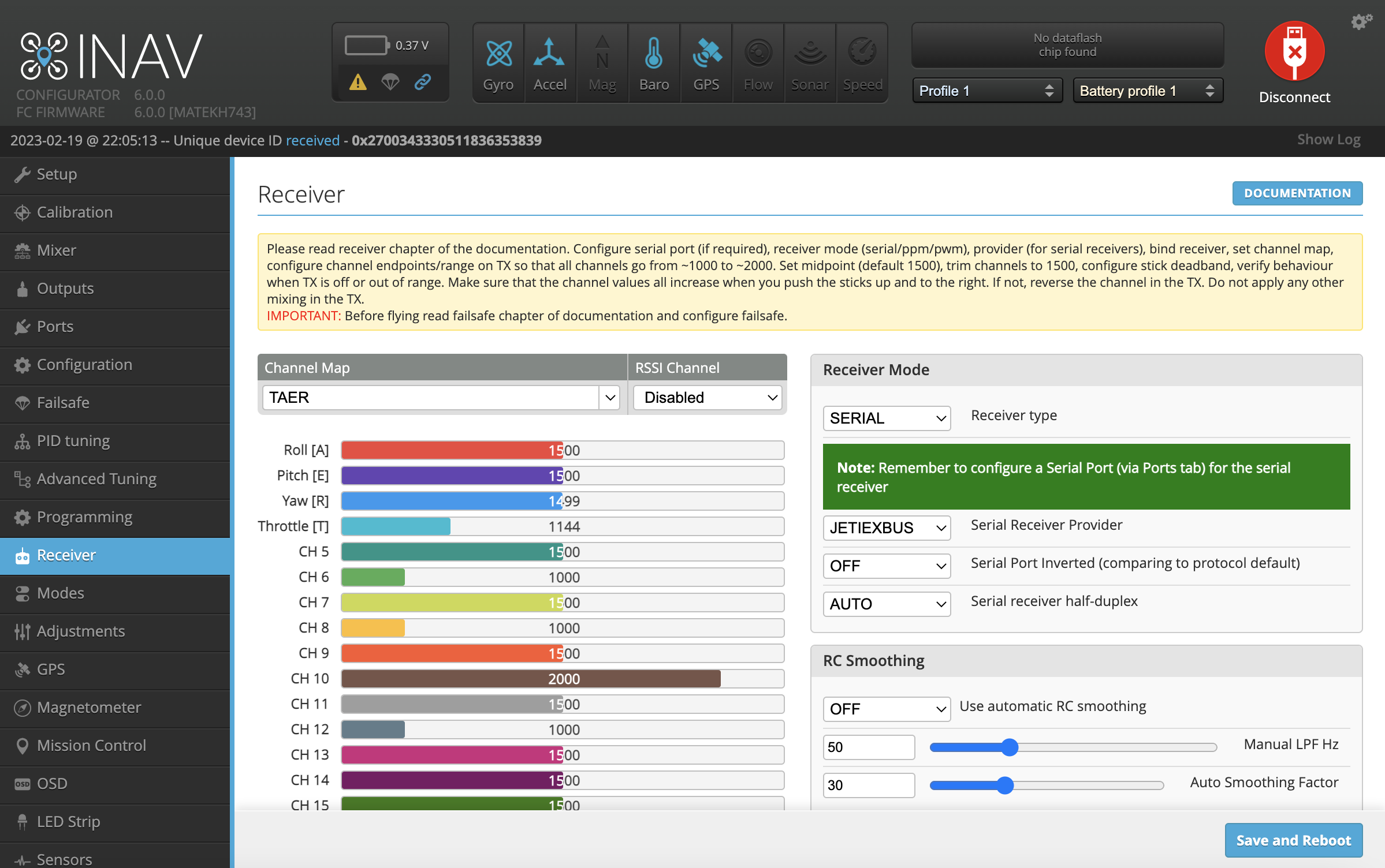 Motor running from 15% throttle, ESC was properly calibrated · Issue #1729 · iNavFlight/inav ...