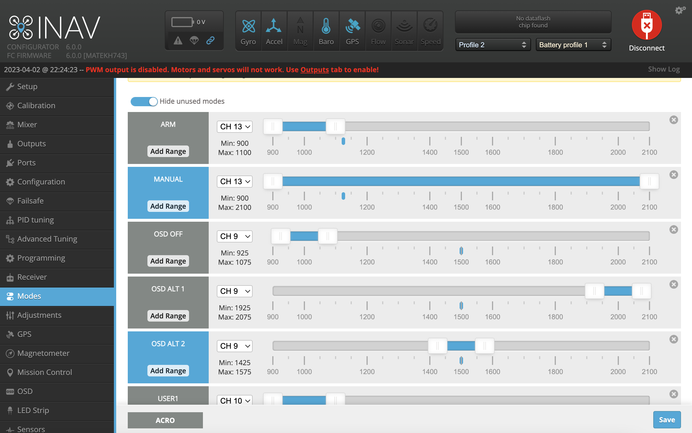 No OSD w/ DJI 03 Air/Goggles 2/ Matek w743 wlite · Issue #8941 · iNavFlight/inav · GitHub
