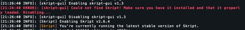Could not find Skript bug · Issue #158 · APickledWalrus/skript-gui · GitHub