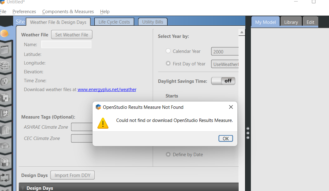 Unable to find openstudio measures. · Issue #640 · openstudiocoalition/OpenStudioApplication ...