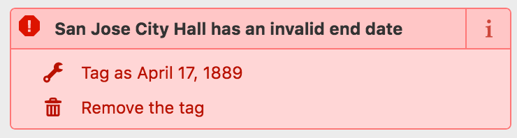Date validator suggestion throws error, doesn’t work · Issue #531 · OpenHistoricalMap/issues ...