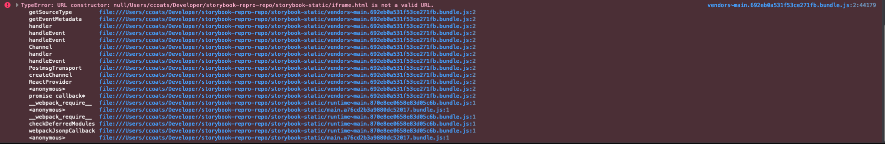 Static Storybook Doesnt Load In Firefox Or Safari Due To `typeerror 8609