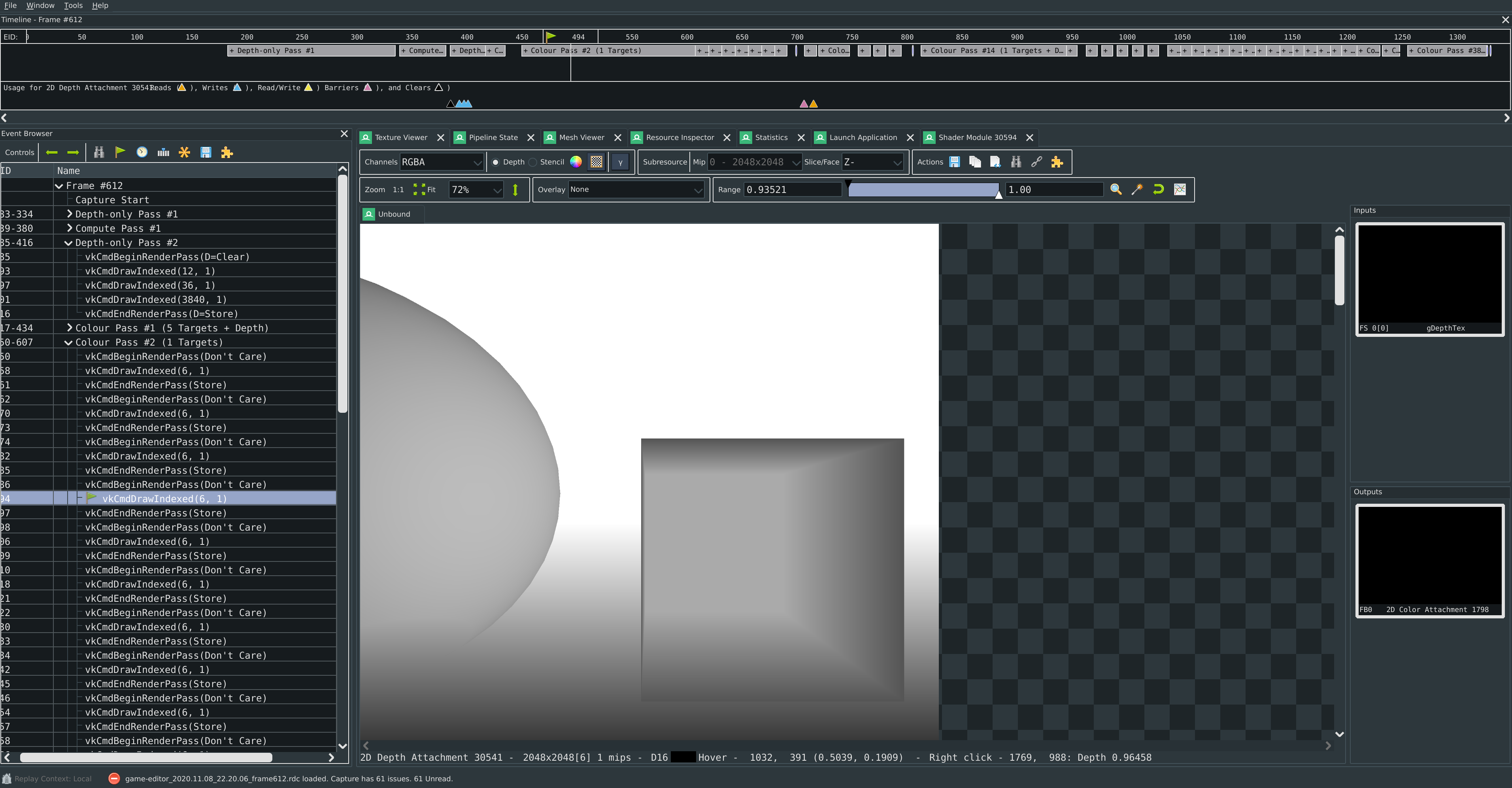 Vulkan Pixel History tracking issue · Issue #1910 · baldurk/renderdoc · GitHub