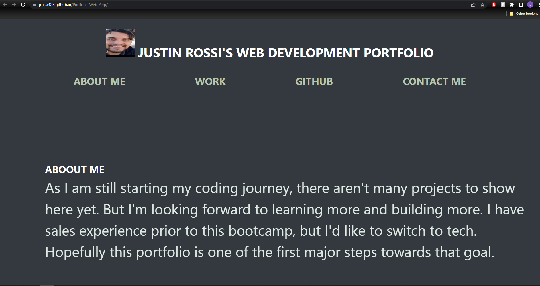 GitHub - Jrossi425/Portfolio-Web-App