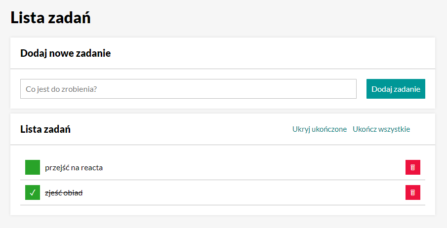 GitHub - AngelikaKrygier/todo-list-react