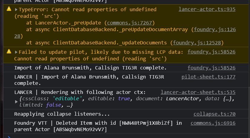 [BUG] "Cannot read properties of undefined (reading 'src)" error occurs when attempting to ...