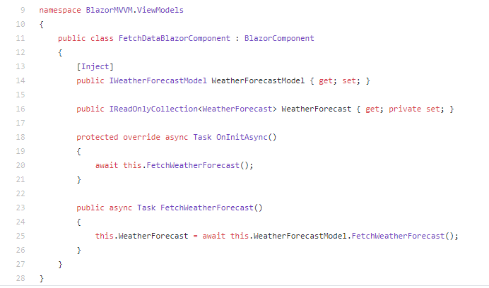 [Blazor] create my own component base class · Issue #9363 · dotnet/aspnetcore · GitHub