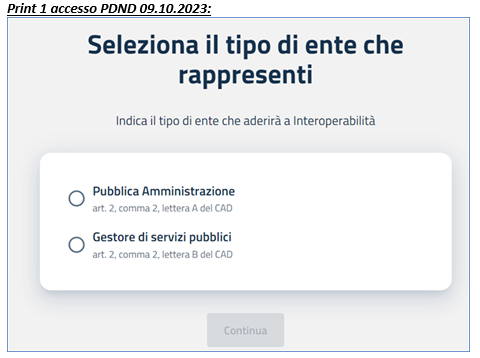 Abilitazione PDND - Tempistiche onboarding per gestori privati · Issue ...