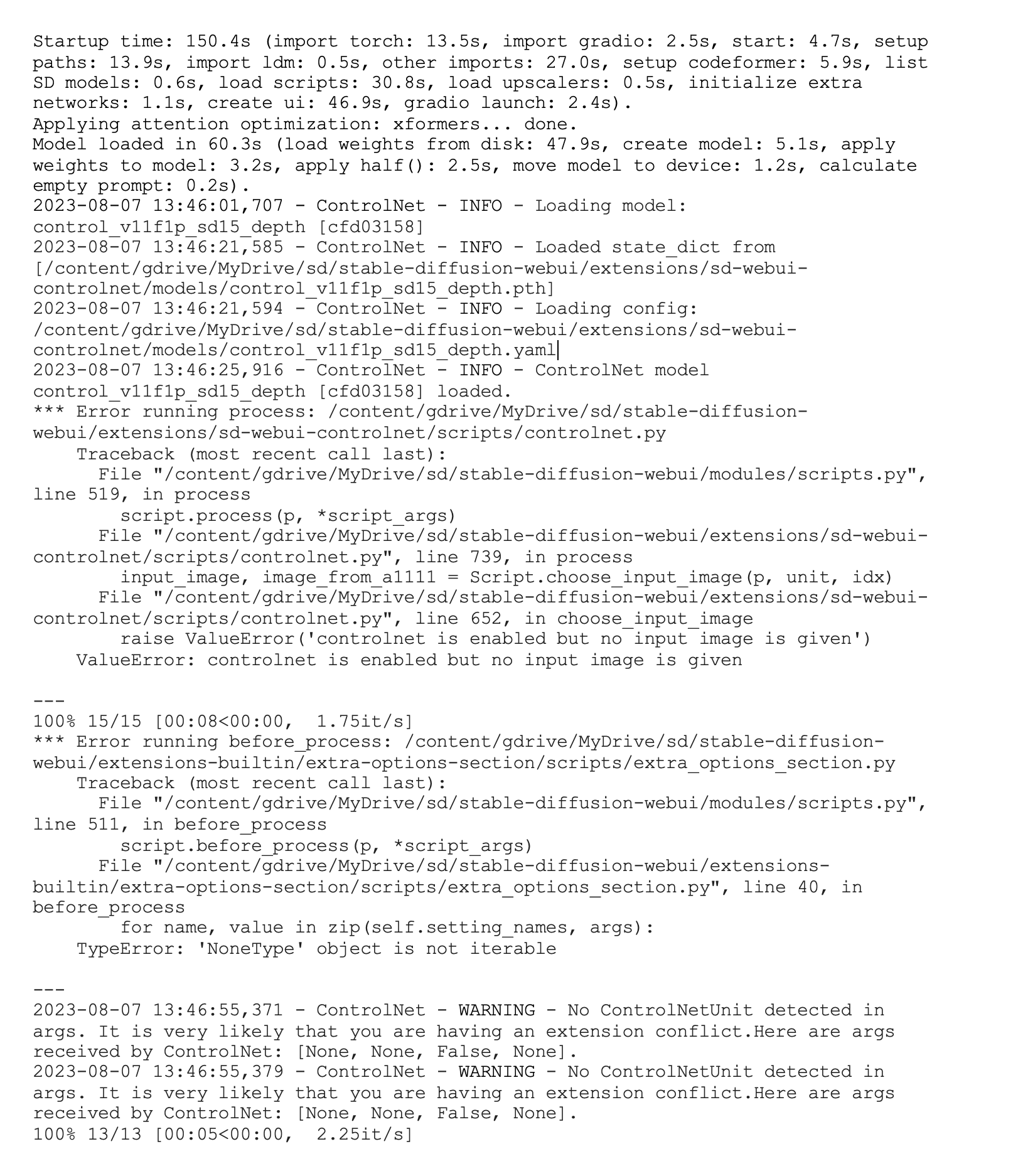 ControlNet no longer working · Issue #188 · volotat/SD-CN-Animation · GitHub